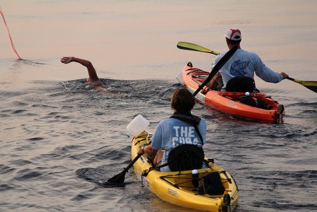 Us Swimmer Diana Nyad Began Her Editorial Stock Photo - Stock Image ...