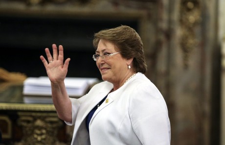 Chilean President Michelle Bachelet Attends Inauguration Editorial ...