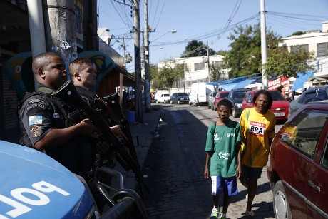 Members Brazilian Military Police Stand Guard Editorial Stock Photo ...