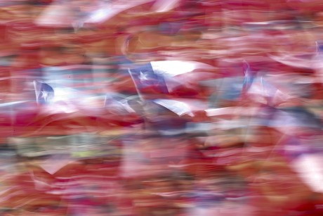 Argentinian Striker Angel Di Maria Chilean Editorial Stock Photo ...