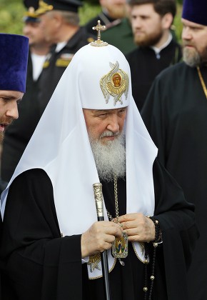 Russian Orthodox Patriarch Kirill Moscow Visits Editorial Stock Photo ...