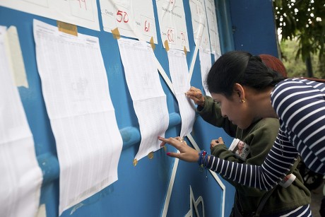 Venezuelan Woman Looks Her Name Voting Editorial Stock Photo - Stock ...