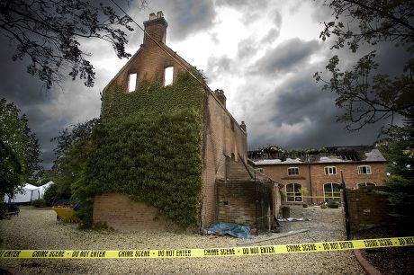 __COUNT__ The aftermath of the fire at millionaire businessman ...