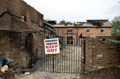 __COUNT__ The aftermath of the fire at millionaire businessman ...