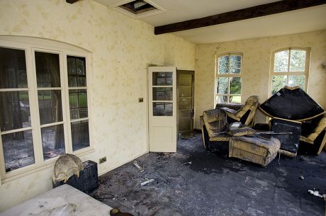 Fire Damaged Osbaston House Editorial Stock Photo - Stock Image ...