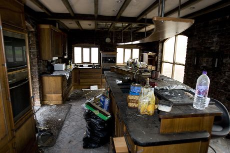Fire Damaged Osbaston House Editorial Stock Photo - Stock Image ...
