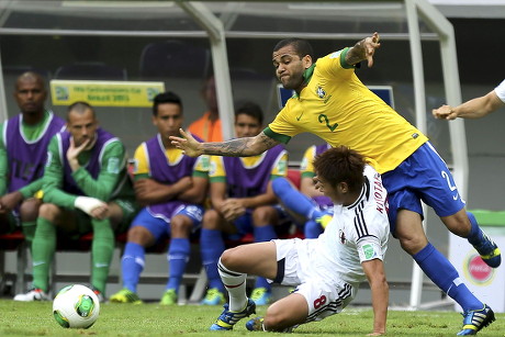 Brazilian National Soccer Team Defender Dani Editorial Stock Photo ...