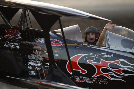 Us Pilot Skip Stewart Waves During Editorial Stock Photo - Stock Image ...
