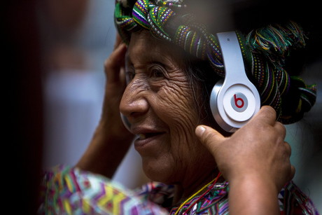 Indigenous Woman Listens Translation Spanish Ixil Editorial Stock Photo ...