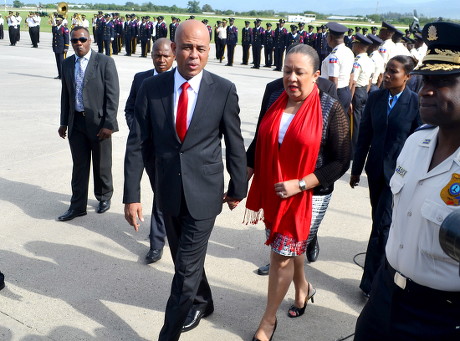Haitian President Michel Martelly Cl Next Editorial Stock Photo - Stock ...