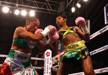 Jamaican Boxer Alicia Ashley Celebrates After Editorial Stock Photo ...
