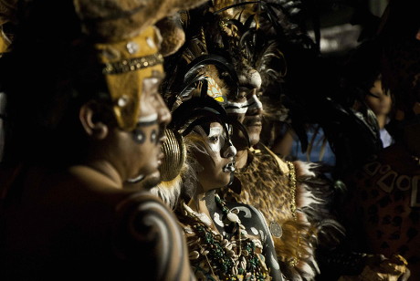 Several People Take Part Maya Ritual Editorial Stock Photo - Stock ...