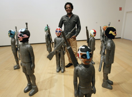 Dominican Artist Jorge Pineda Poses His Editorial Stock Photo - Stock ...