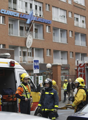 Firemen Seen Milagrosa Hospital After Fire Editorial Stock Photo ...