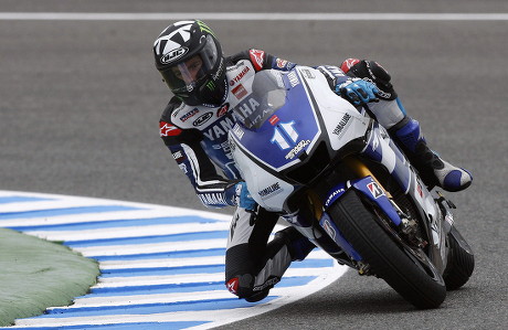 Motogp Us Rider Ben Spies Yamaha Editorial Stock Photo - Stock Image ...