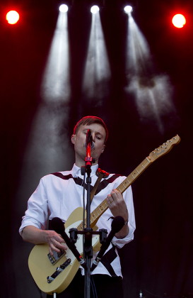 British Singer Guitarist Django Django Vincent Editorial Stock Photo ...