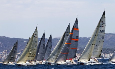 J80 Class Boats Start Race During Editorial Stock Photo - Stock Image ...