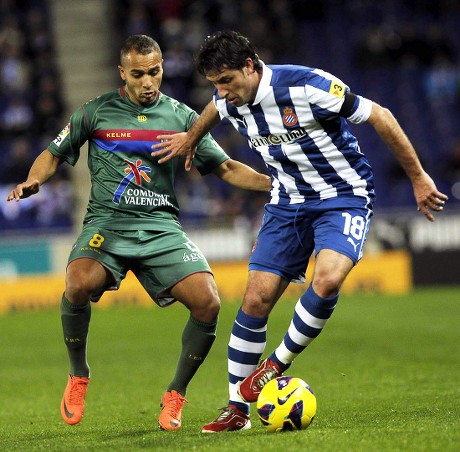 Espanyols Defender Joan Capdevila R Action Editorial Stock Photo ...