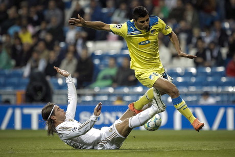 Real Madrids Defender Sergio Ramos L Editorial Stock Photo - Stock ...