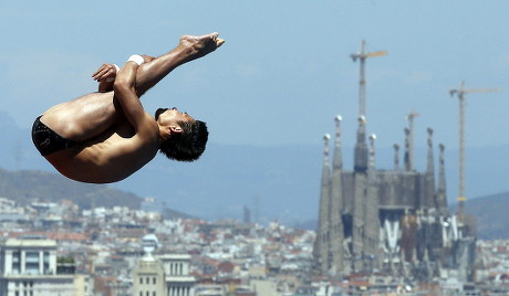 Chinese Diver Bo Qiu Competes Males Editorial Stock Photo - Stock Image ...