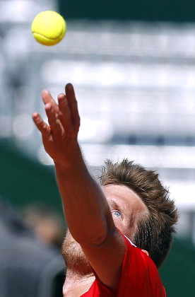 Austrian Player Alexander Peya Serves Ball Editorial Stock Photo ...