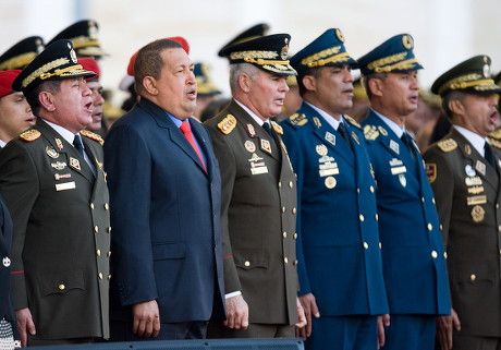 President Hugo Chavez 2l Participates Military Editorial Stock Photo ...