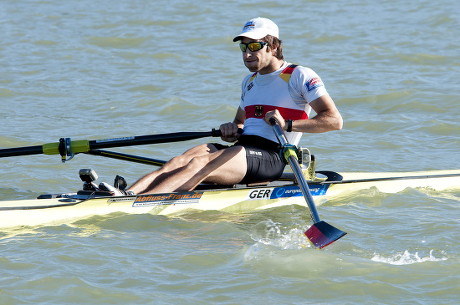 German Jonathan Koch Competes Mens Skiff Editorial Stock Photo - Stock ...