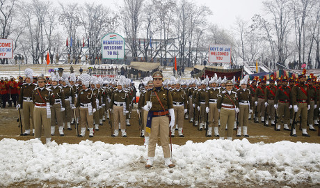 Female Members Jammu Kashmir Police Force Editorial Stock Photo - Stock ...