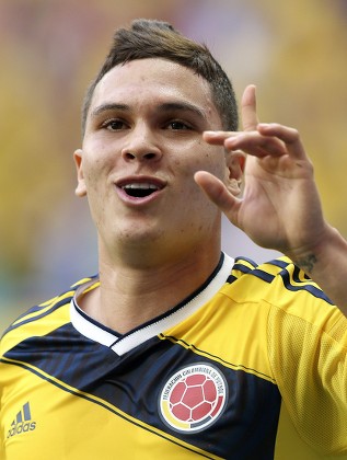 Juan Quintero Colombia Celebrates After Scoring Editorial Stock Photo ...