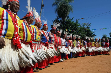 Members Maka Indigenous Community Participate Commemoration Editorial ...
