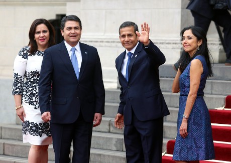 Honduran President Juan Orlando Hernandez R Editorial Stock Photo ...