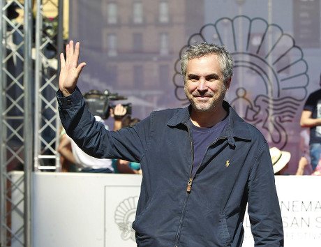 Mexican Film Director Alfonso Cuaron Waves Editorial Stock Photo ...