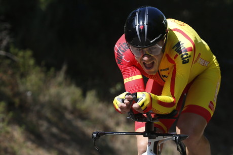 Spanish Cyclist Markel Irizar Aranburu Action Redakčních stock ...