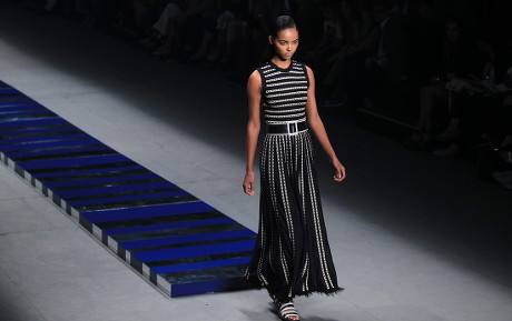 Model Takes Catwalk Wearing Design Brand Editorial Stock Photo - Stock ...