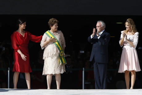 Brazilian President Dilma Rousseff 2l Her Editorial Stock Photo - Stock ...