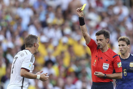 Italian Referee Nicola Rizzoli Shows German Editorial Stock Photo ...