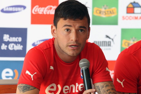 Chilean Soccer Player Charles Aranguiz Participates Editorial Stock ...