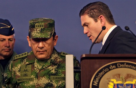 Colombias Defence Minister Juan Carlos Pinzon Editorial Stock Photo ...