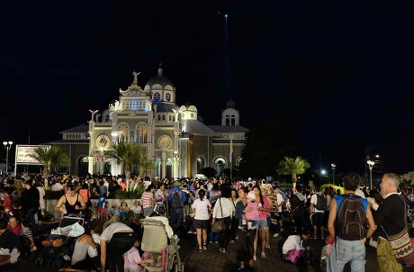 Thousands Costa Ricans During Their Pilgrimage Editorial Stock Photo ...