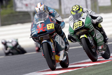 Spanish 125cc Motorcycle Rider Julian Simon Editorial Stock Photo ...