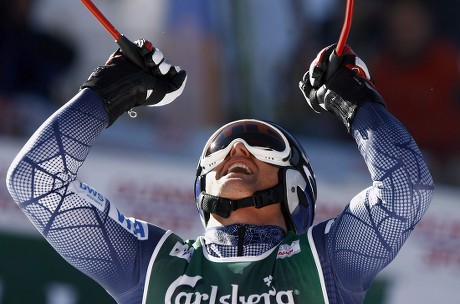 Us Racer Daron Rahlves Celebrates Winner Editorial Stock Photo - Stock ...