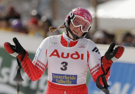Croatian Ski Racer Janica Kostelic Reacts Editorial Stock Photo - Stock ...