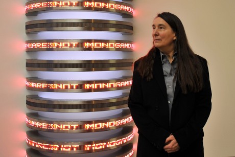 Us Artist Jenny Holzer Poses Front Editorial Stock Photo - Stock Image ...