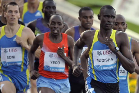 First Placed David Rudisha Kenya R Editorial Stock Photo - Stock Image ...