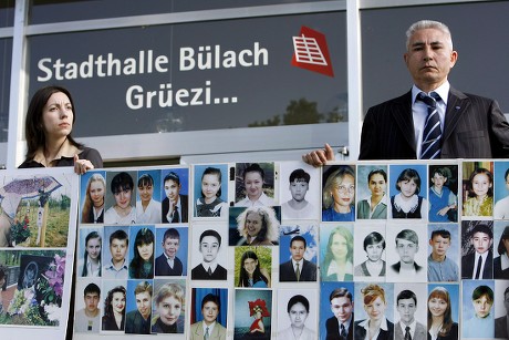 Relatives Victims Ueberlingen Aircrash 2002 Demonstrate Editorial Stock ...