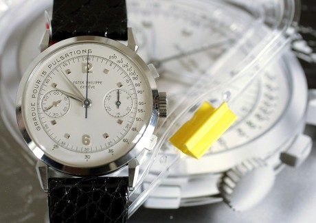 Patek Philippe Wristwatch Pictured During Press Editorial Stock Photo ...