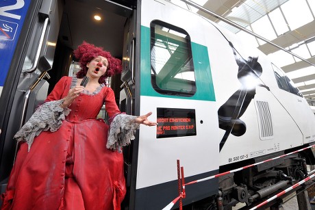 Clown Poses Front Icn Train Swiss Editorial Stock Photo - Stock Image ...