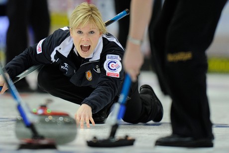 Kelly Wood Scotland Competes Against Germany Editorial Stock Photo ...