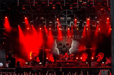 Finnish Band Apocalyptica Performs On Stage Editorial Stock Photo ...