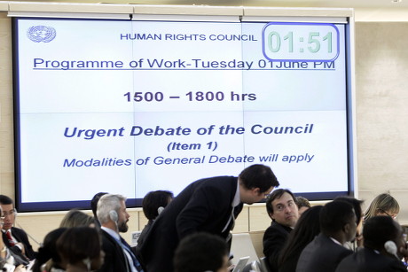 Switzerland Human Rights Council - Jun 2010 Stock Pictures, Editorial ...